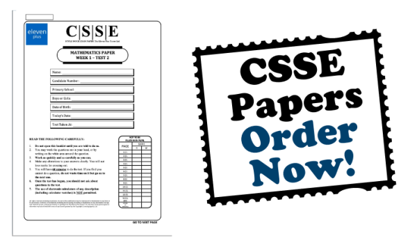 CSSE 11 Plus Practice Papers for Grammar Schools in Essex